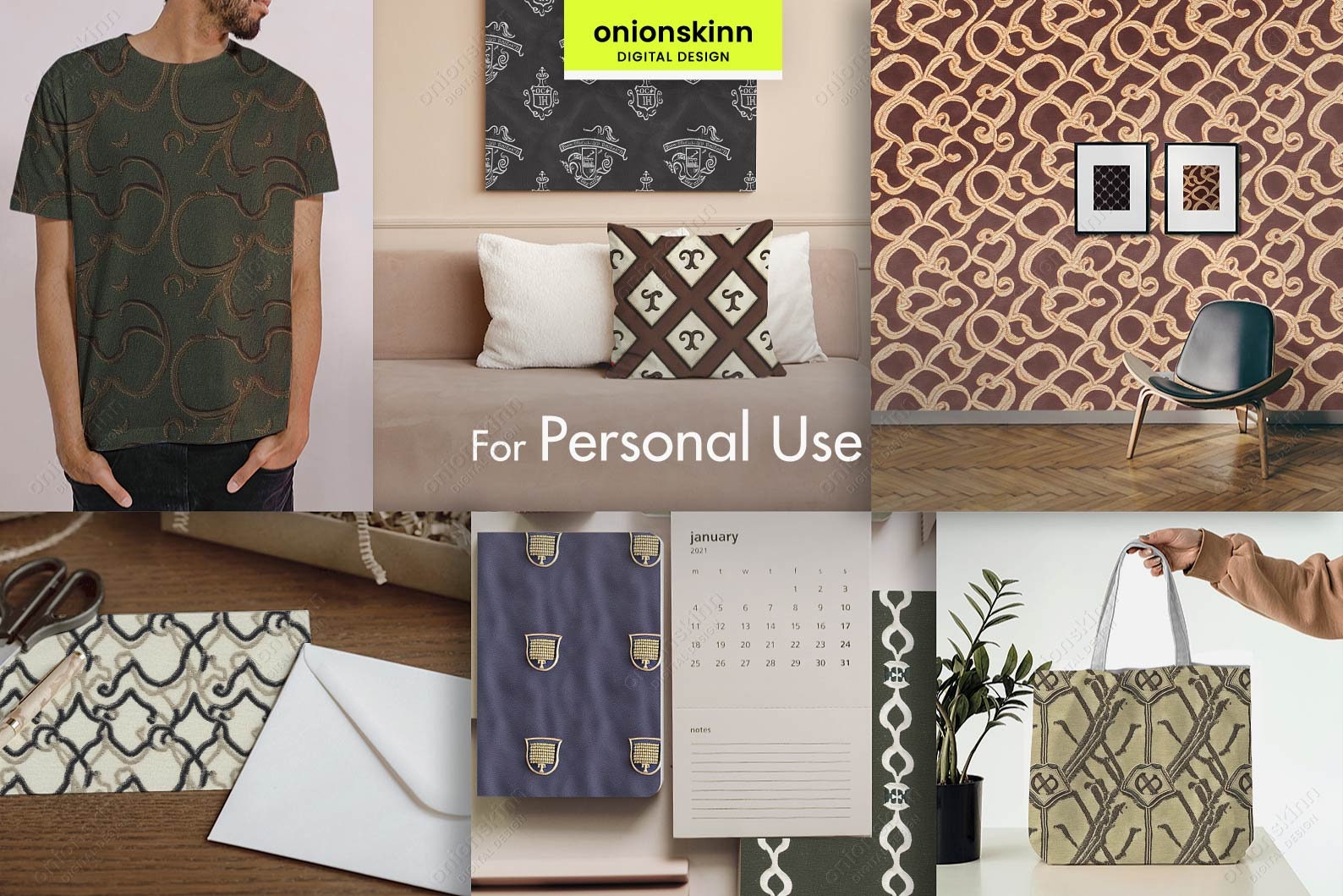 Dark Academia DIGITAL SEAMLESS PAPER Midnight Gothic Vintage Aesthetic ...