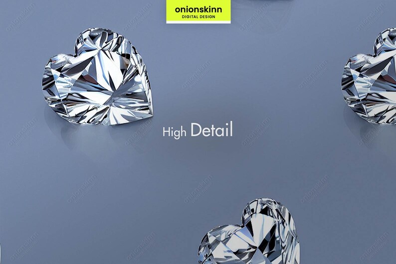 Diamond Sparkle DIGITAL SEAMLESS PAPER Hearts Gemstones Glitter ...