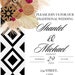 Traditional African Wedding Invitation: Customizable Canva Template - Etsy