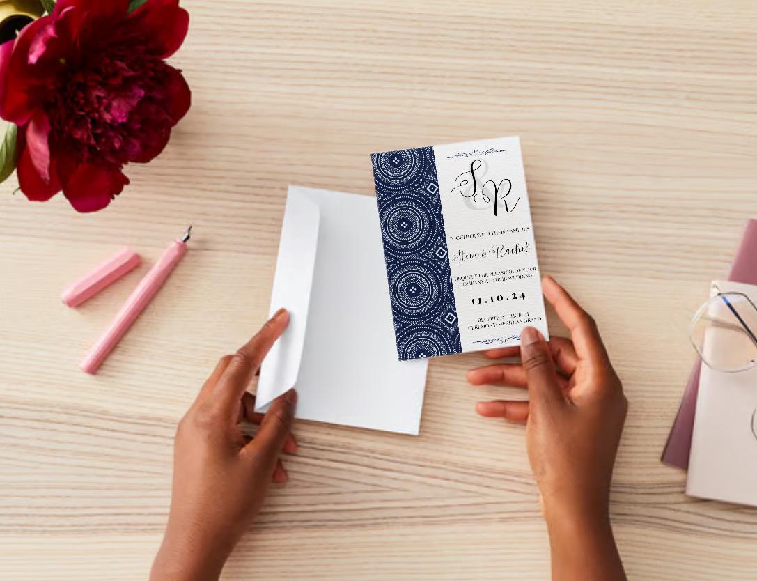 Editable Tswana Traditional Wedding Invitation Customisable Canva ...