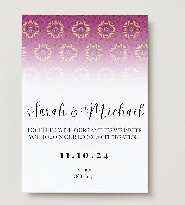 Traditional Wedding Wedding Invitation african Traditional Wedding ...