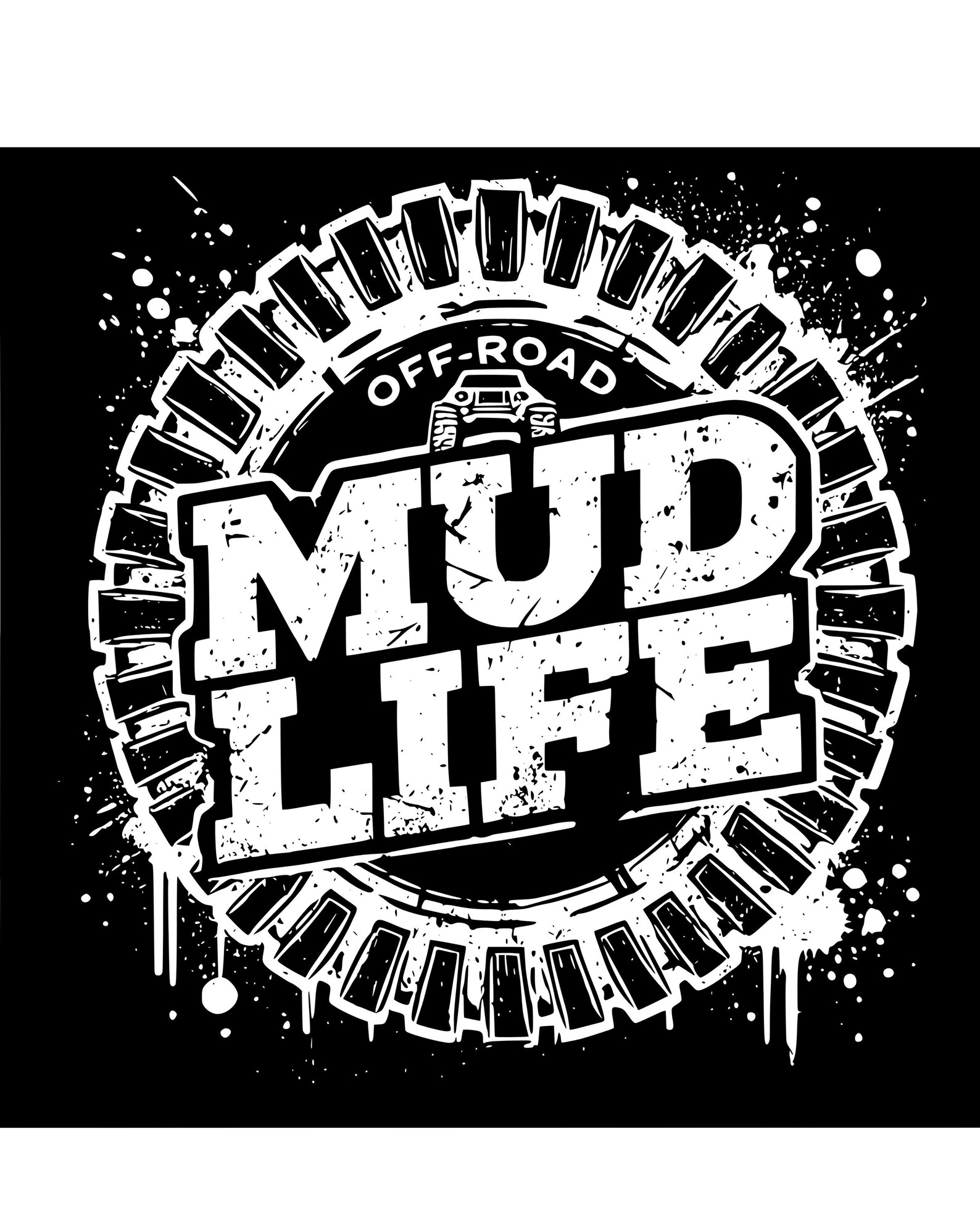 Mud Life SVG PNG Digital Download - Offroad ATV Mudding Design for ...