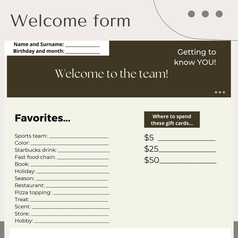 Employee Welcome Template | Onboarding Employee Template | Employee ...