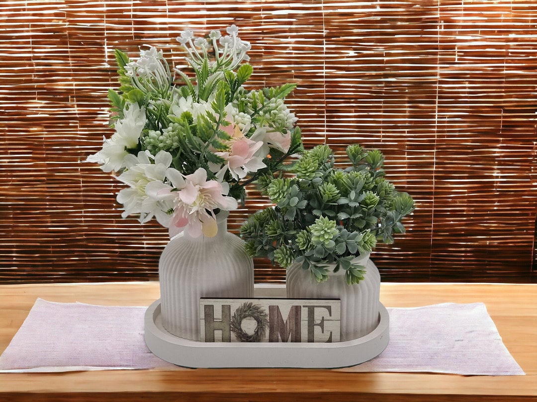 Ceramic Vase, Tray Set, Ceramic Home Decoration, Mini Vase, Ceramic ...