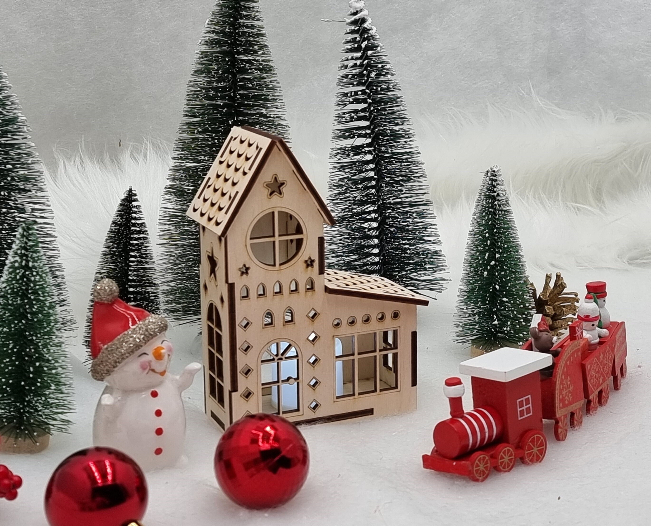 Led Village House - Etsy