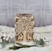Tree of Life Wooden Lantern, Rustic Tea Light Holder, Christmas Decor ...