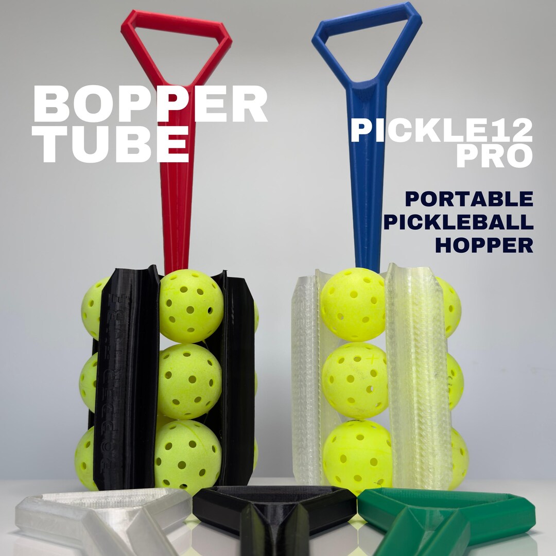 Bopper Tube - Pickle12 Pro | Portable Pickleball 12-ball Hopper With ...