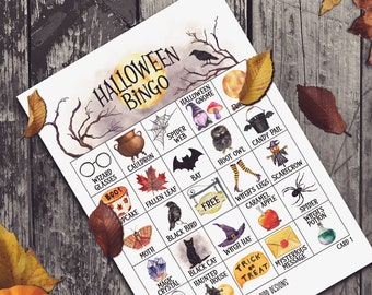 Printable Christmas Bingo Game Activity With 50 Unique Cards for Kids ...