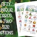 Printable Christmas Bingo Game Activity With 50 Unique Cards for Kids ...