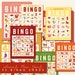 Lunar New Year Digital Bingo Printout, 2025 Chinese New Year Bingo ...