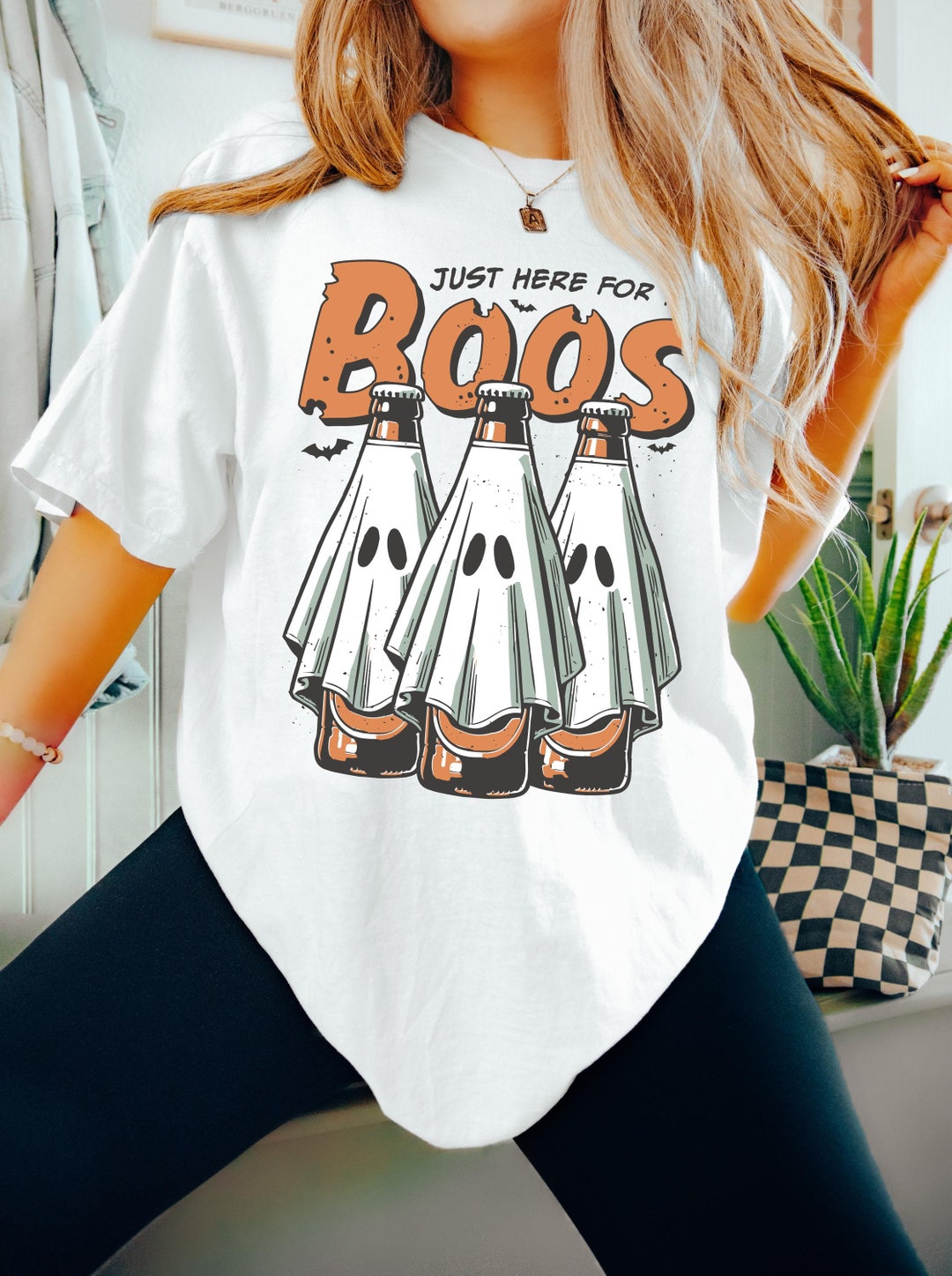 Comfort Colors® Just Here for the Boos Oversized Vintage T Shirt ...