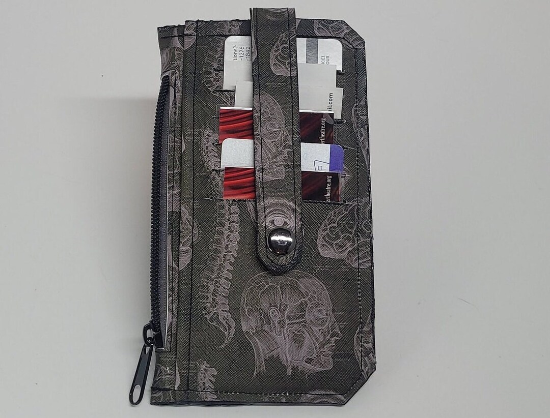 Slim Wallet, Minimalist Wallet, Card Holder, Anatomy Lover, Purse Pal ...