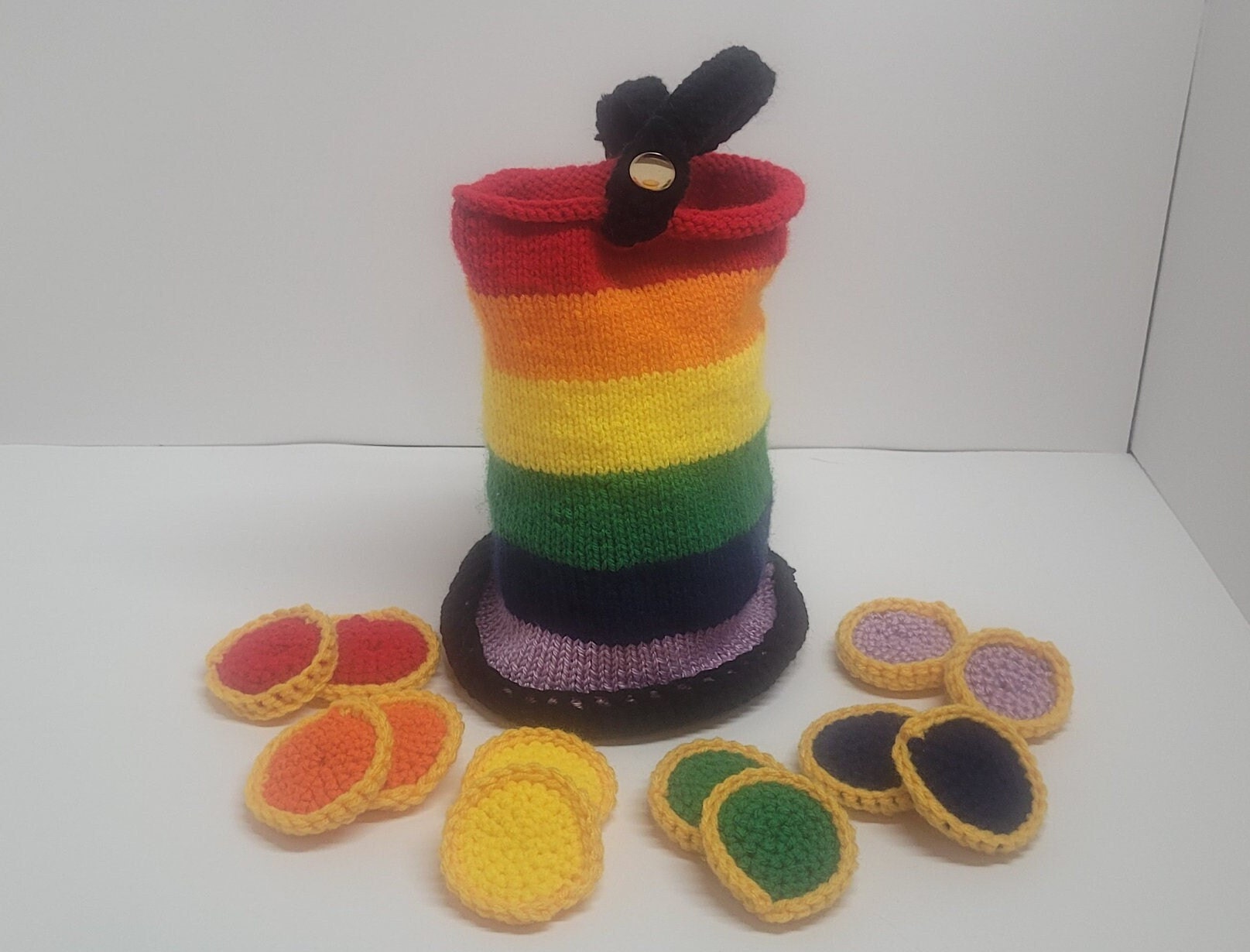 Rainbow Match Game, Memory Game for Family, Matching Game, Gift for ...