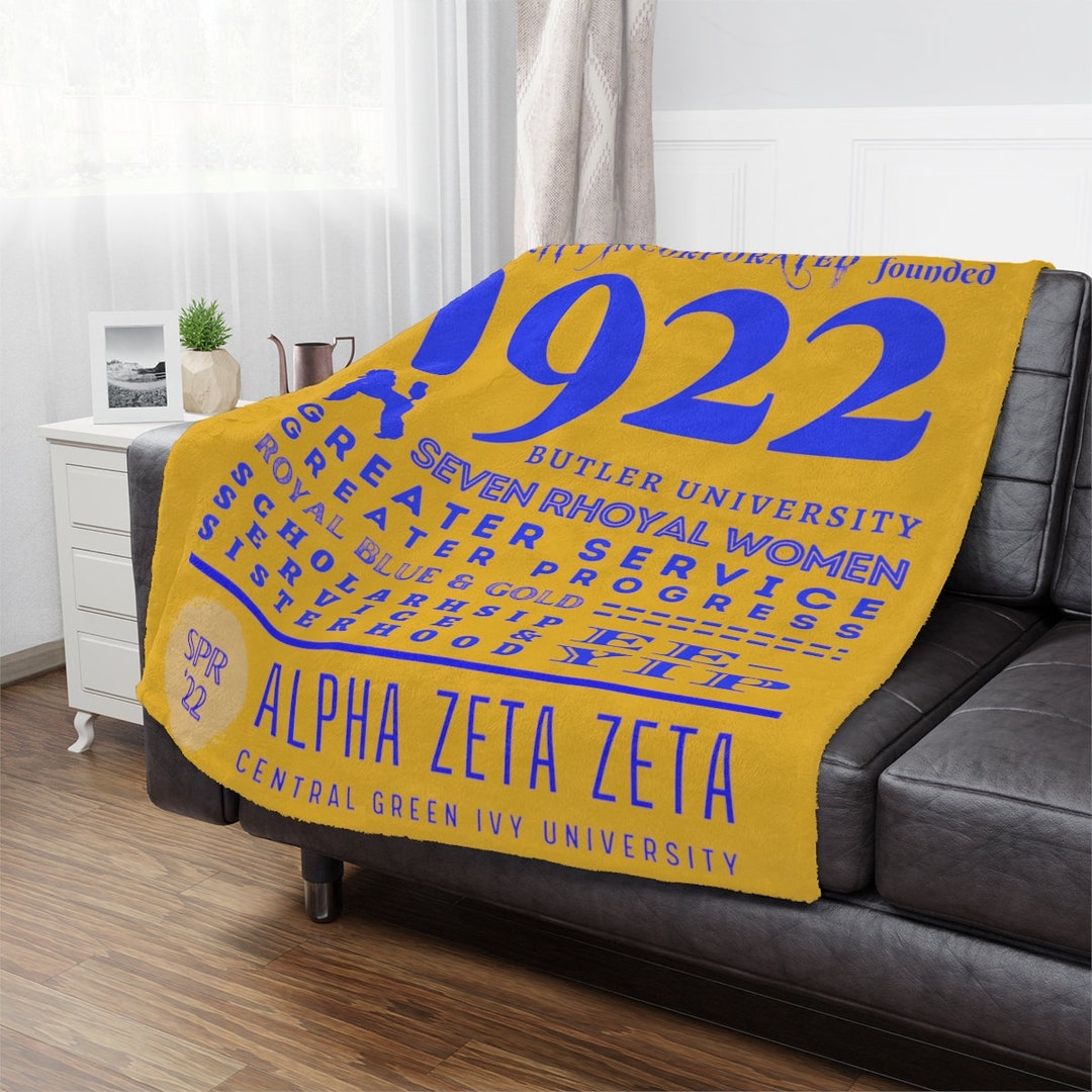 Personalized Sgrho Blanket Sigma Gamma Rho 1922 SGR Line - Etsy