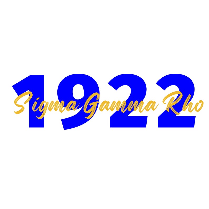 Sigma Gamma Rho Images SVG PNG Sgrho 1922 Greek Sorority - Etsy