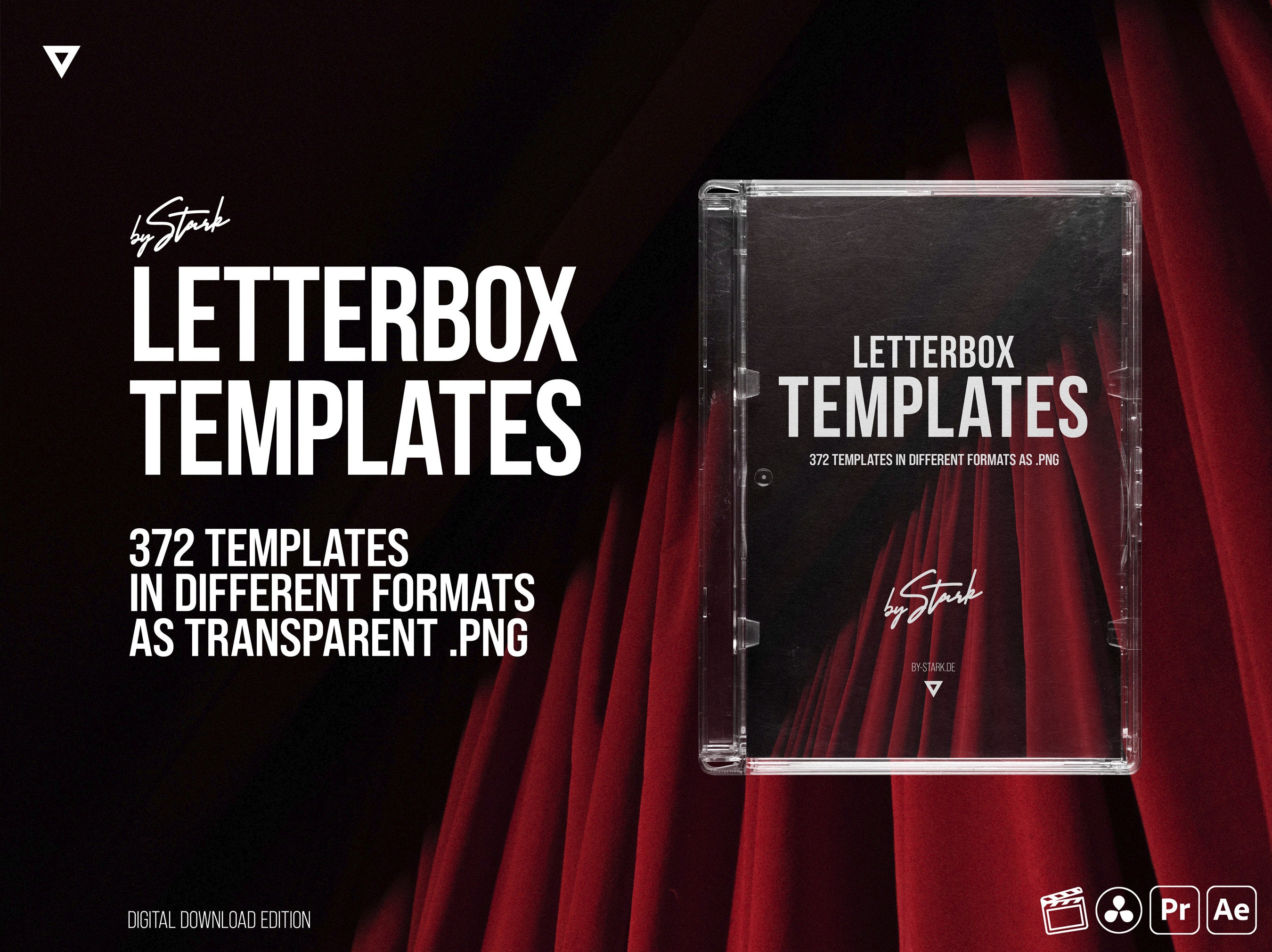 LETTERBOX TEMPLATES 373 Templates in Different Formats in Black & White ...