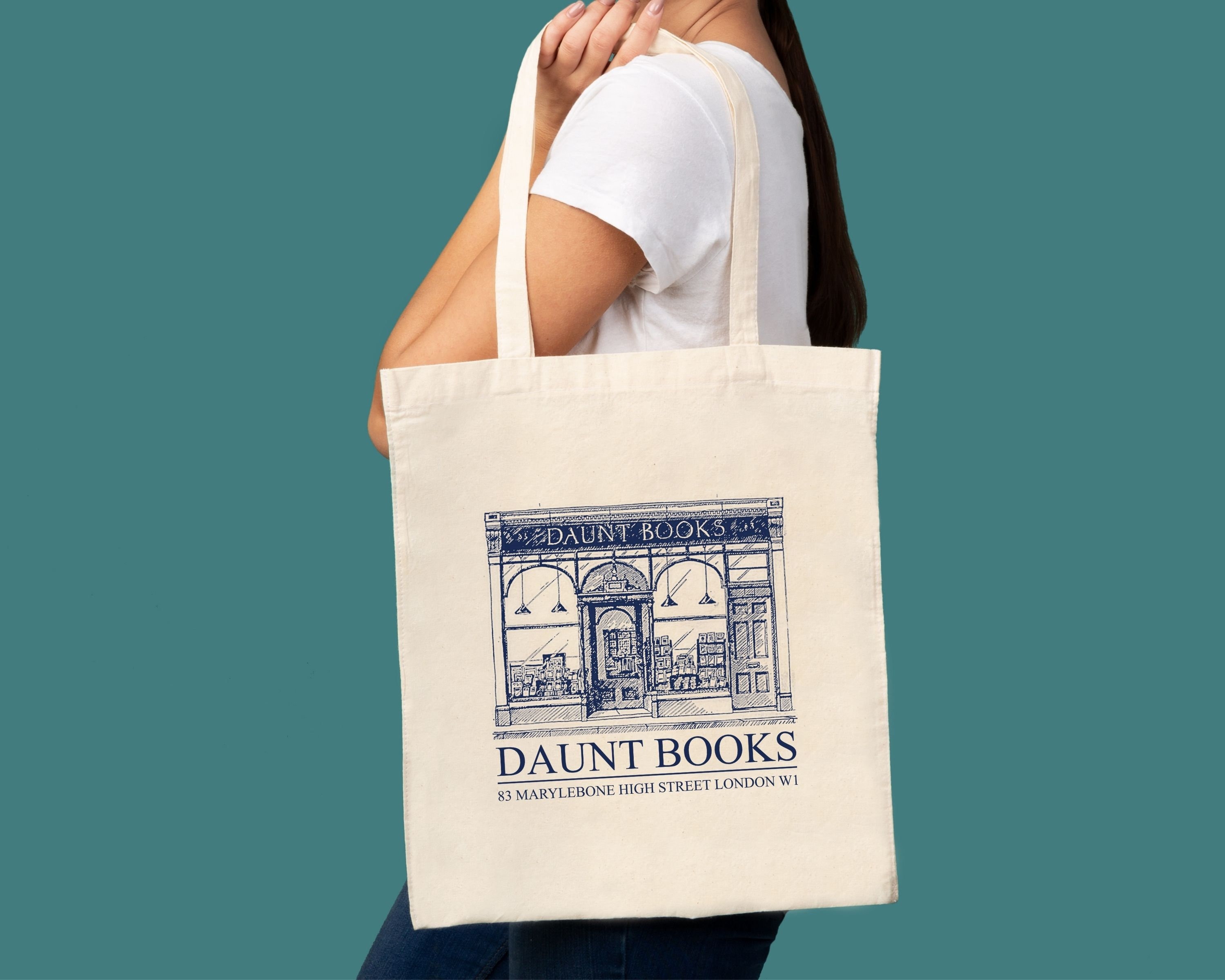 Daunt Books London Tote Bag, Tote Bag Books, Aesthetic Tote Bag, Canvas ...