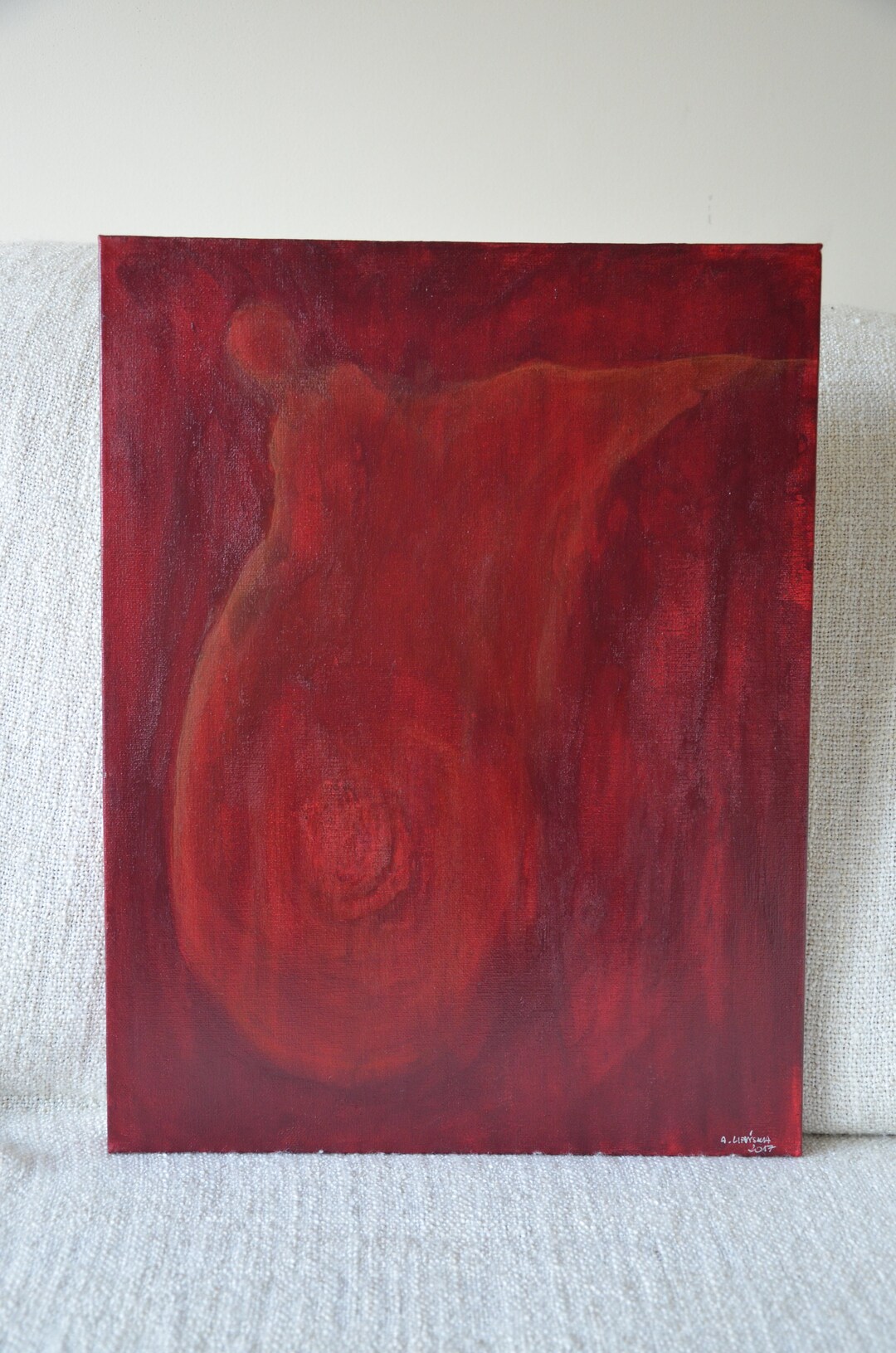 Original Painting angel Vedic Art Acrylic Canvas Signed 31cmx26cm - Etsy