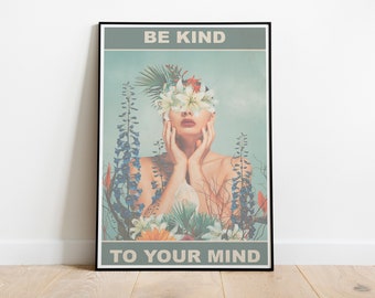 Be Kind to Your Mind PNG Digital Download - Etsy