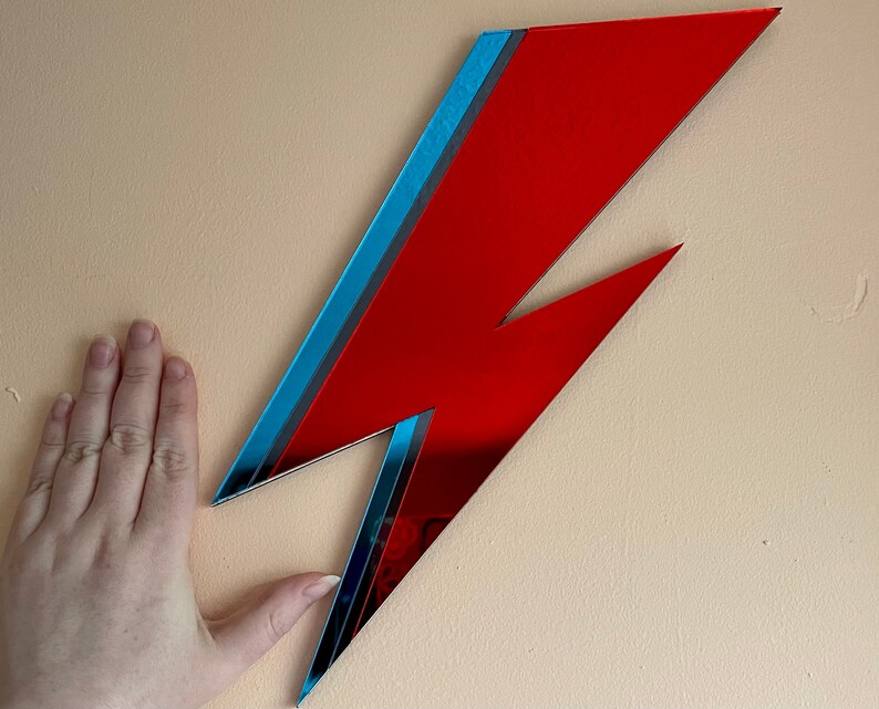 70s 80s RETRO BOLT MIRROR | Vintage Inspired Mirrored Wall Hanging ...