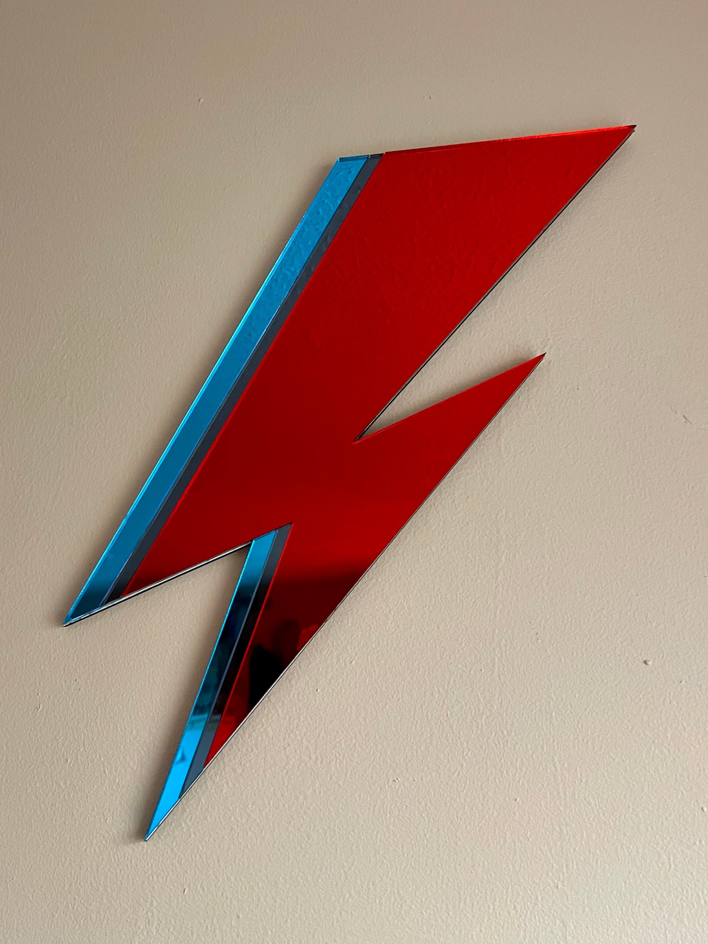 70s 80s RETRO BOLT MIRROR | Vintage Inspired Mirrored Wall Hanging ...