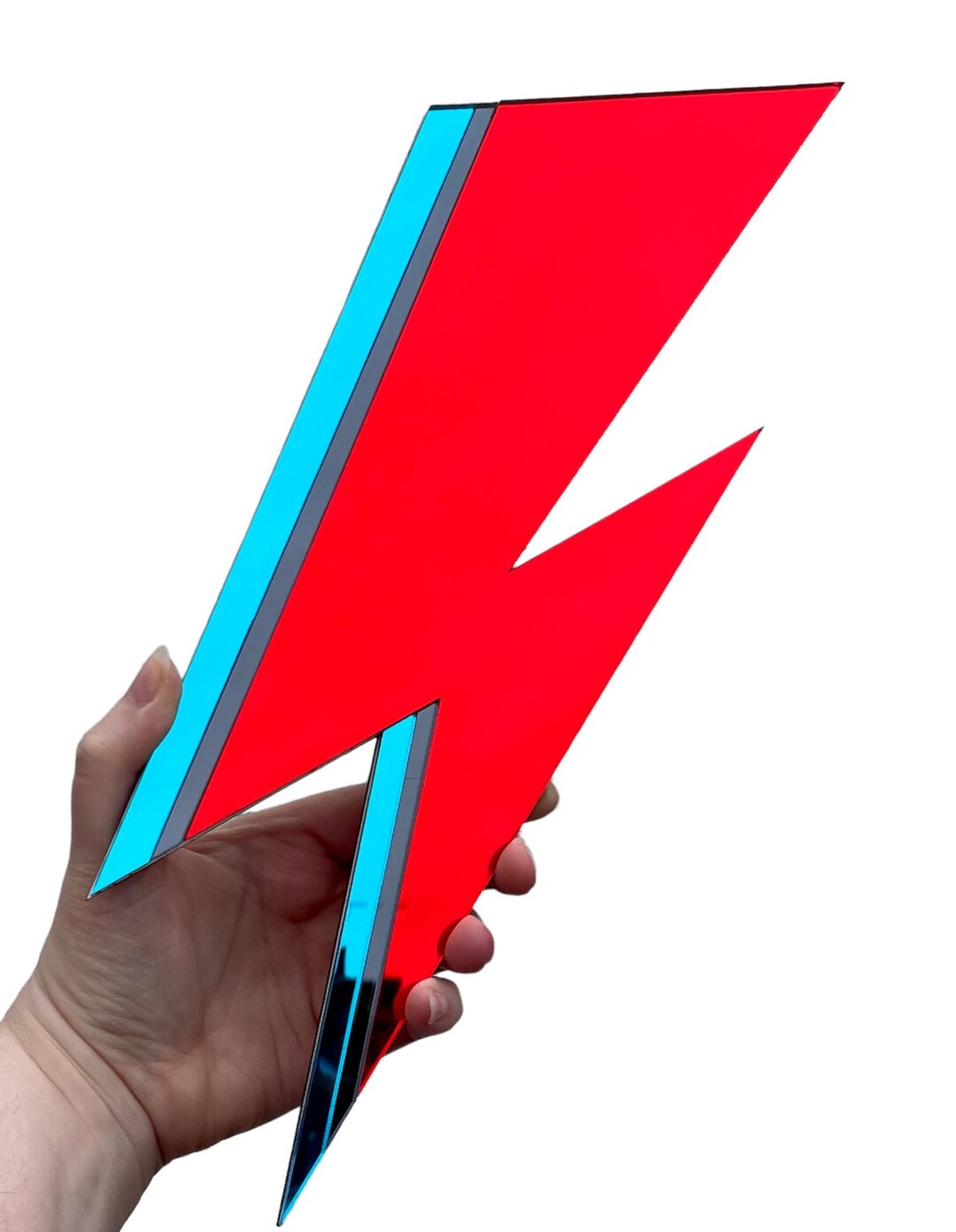 70s 80s RETRO BOLT MIRROR Vintage Inspired Mirrored Wall Hanging Glam ...