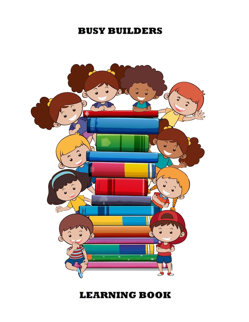 Digital Files for Busy Builder Learning Book - Etsy