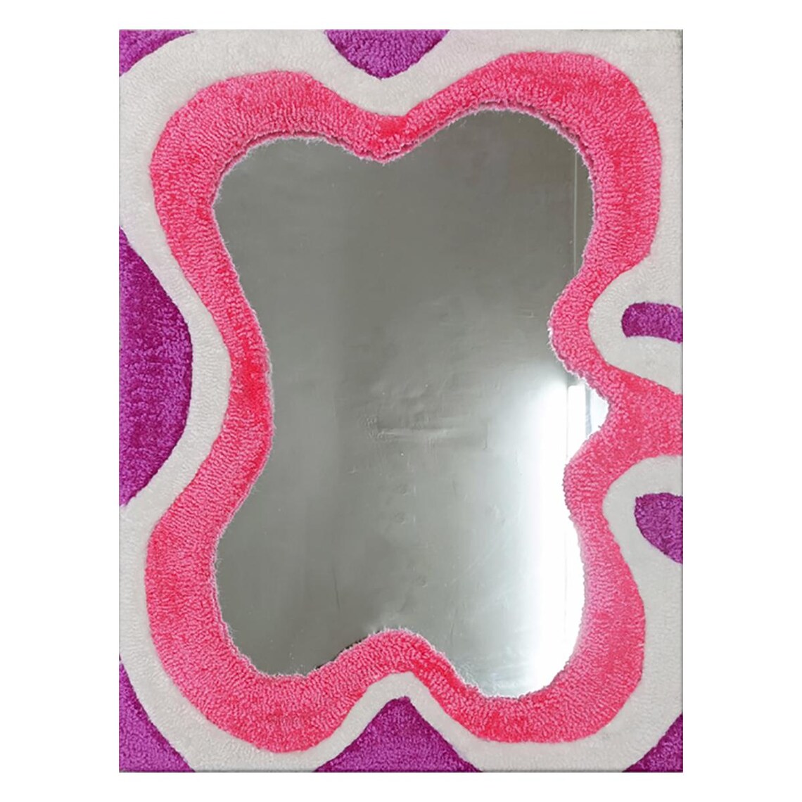 Beckon Mirror |handmade Tufted Mirror | Rug Mirrors | Creative Mirrors ...