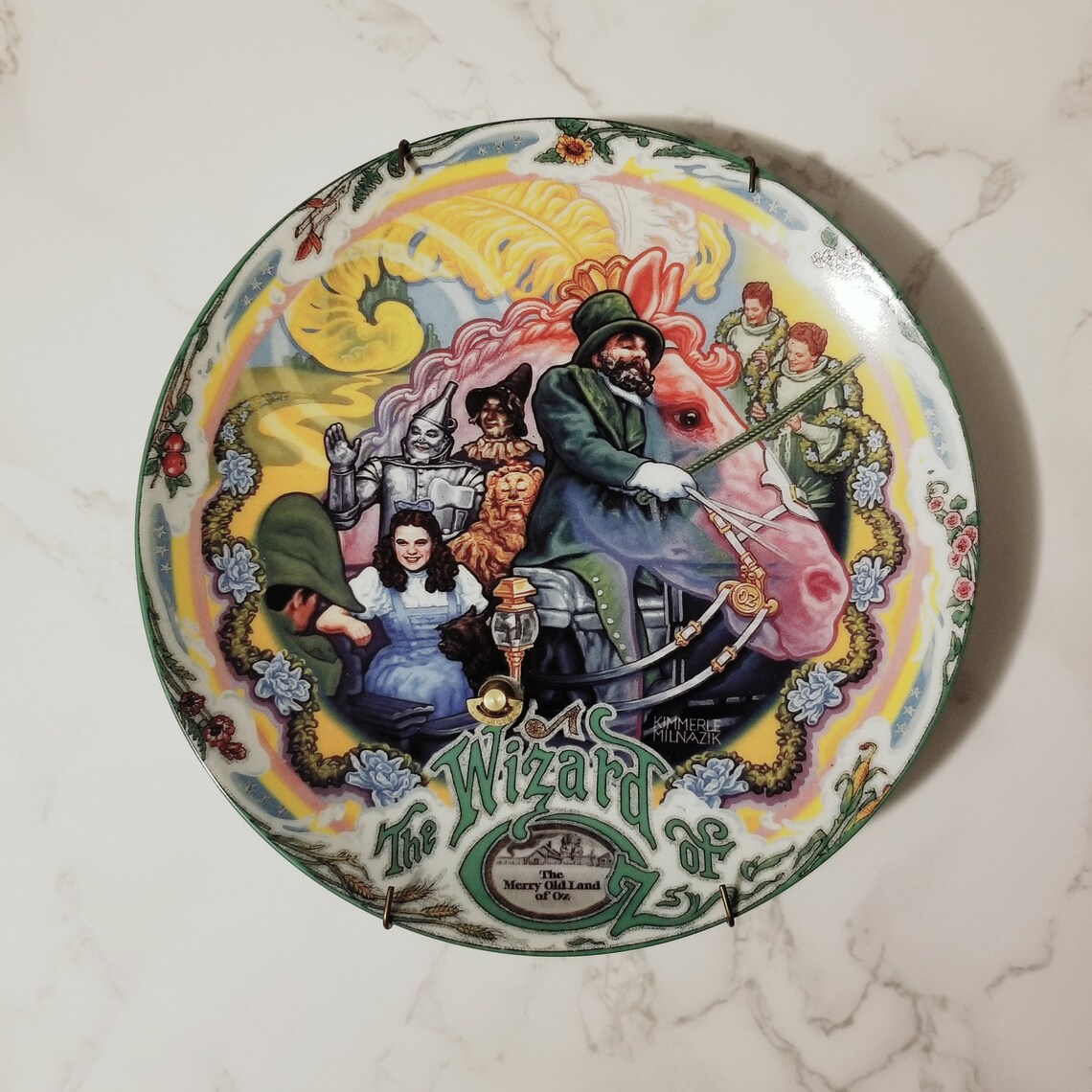 Vintage Wizard of Oz Musical Plate Collectible - Etsy