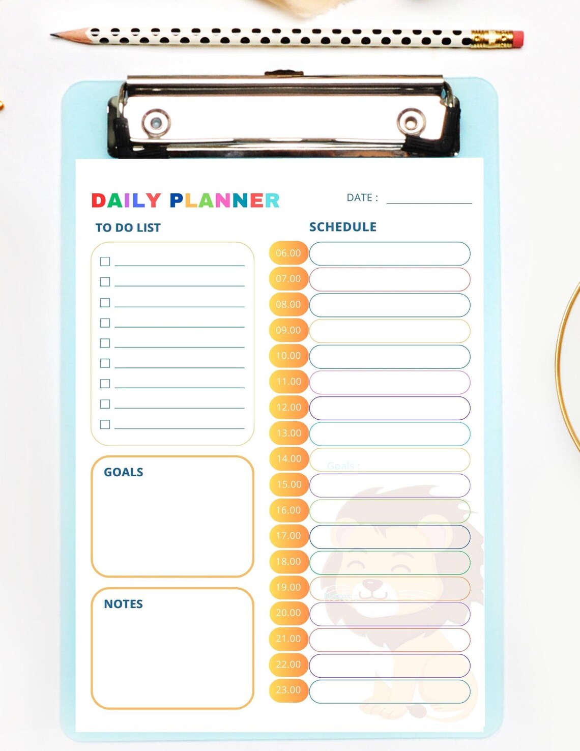Printable SUMMER Daily Planner for Kids | Chore Chart for Kids | Summer ...