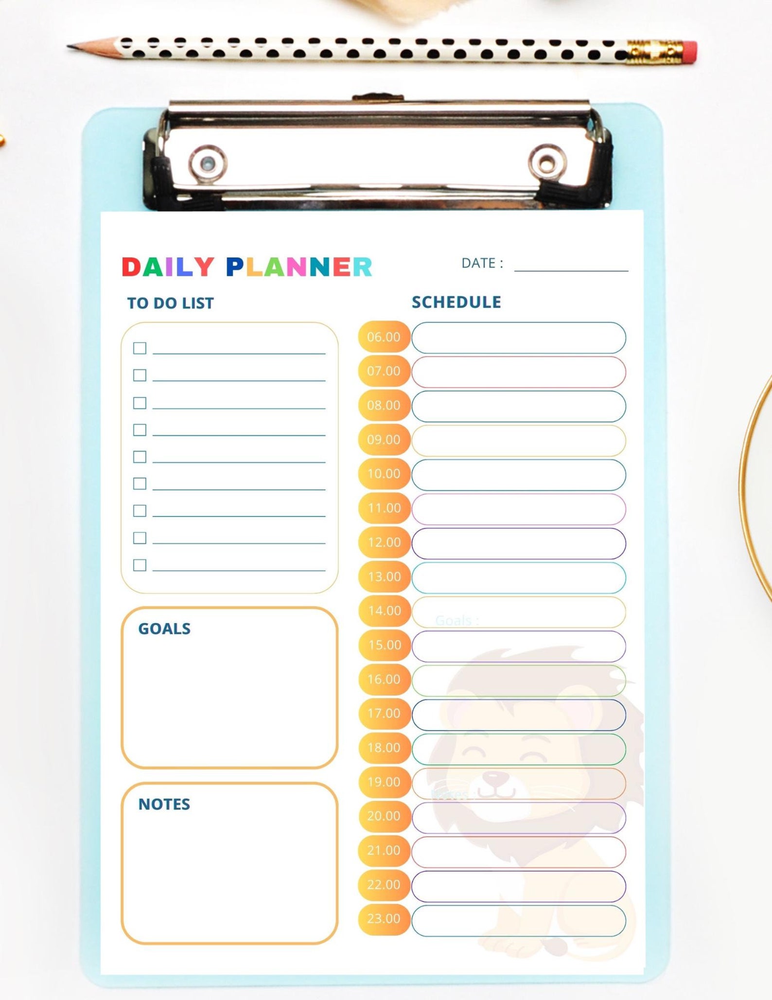 Printable SUMMER Daily Planner for Kids | Chore Chart for Kids | Summer ...