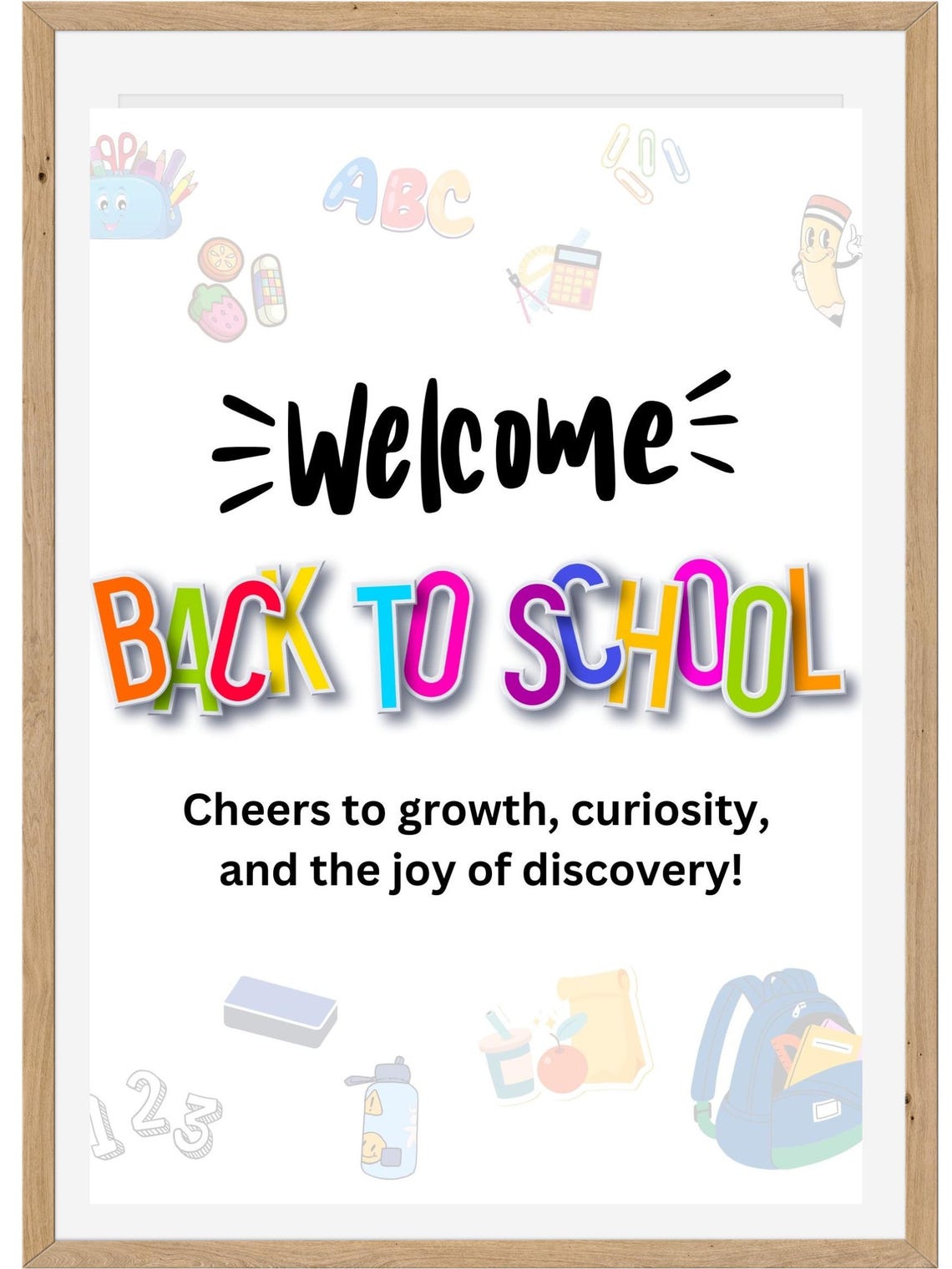 Welcome Back to School Sign ,multiple Designs Bundle Printable Sign, 1 ...