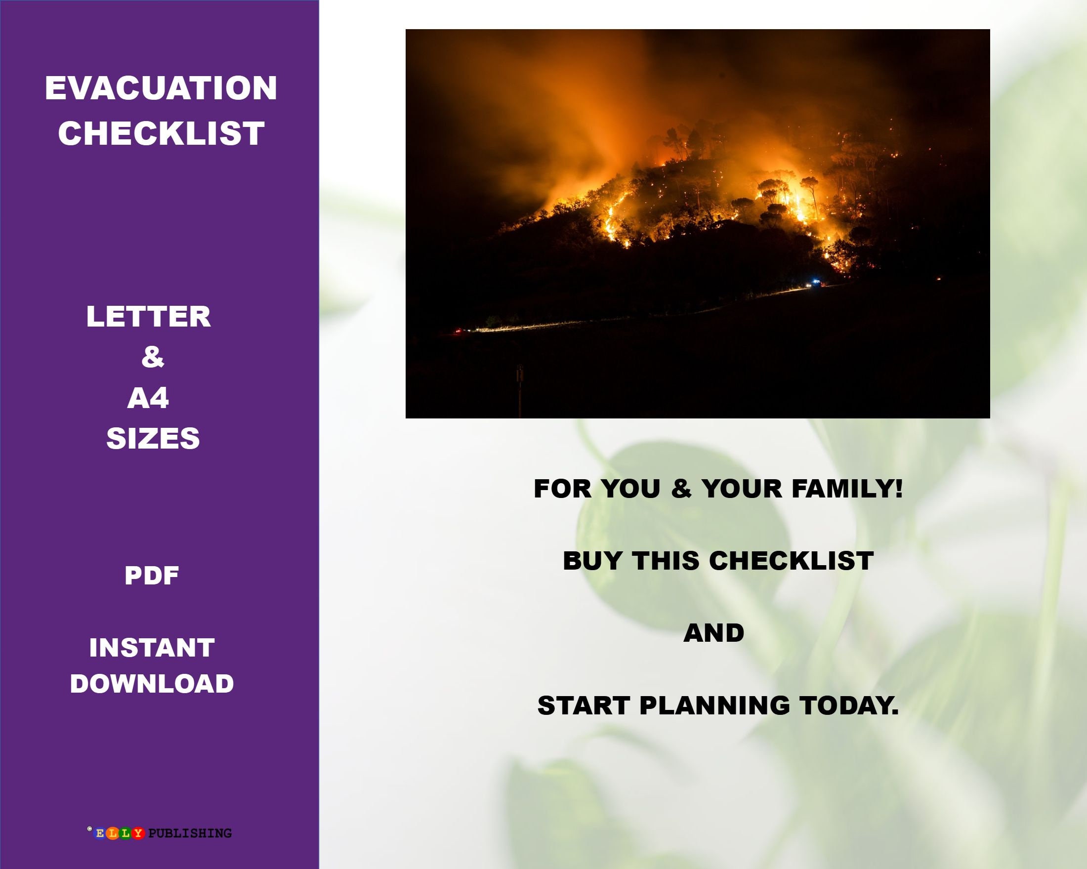 Evacuation Prep Checklist, Go Bag Pack Guide, Wildfires, Flood, Tornado ...