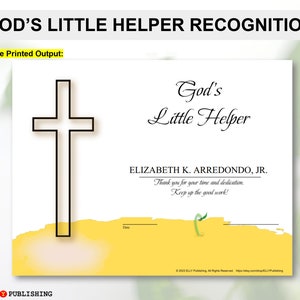 Certificate, Award, VBS, Recognition, Sunday School, Church,religion ...