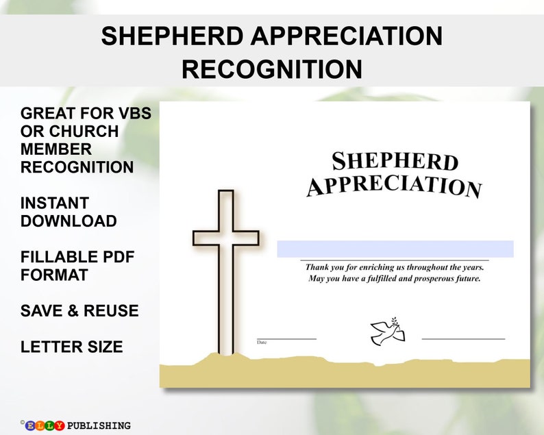 Certificate, Award, Recognition,appreciation,vbs,sunday School,church ...