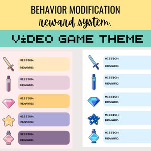 Behavior Modification Reward Chart Positive Reinforcement for Kids - Etsy