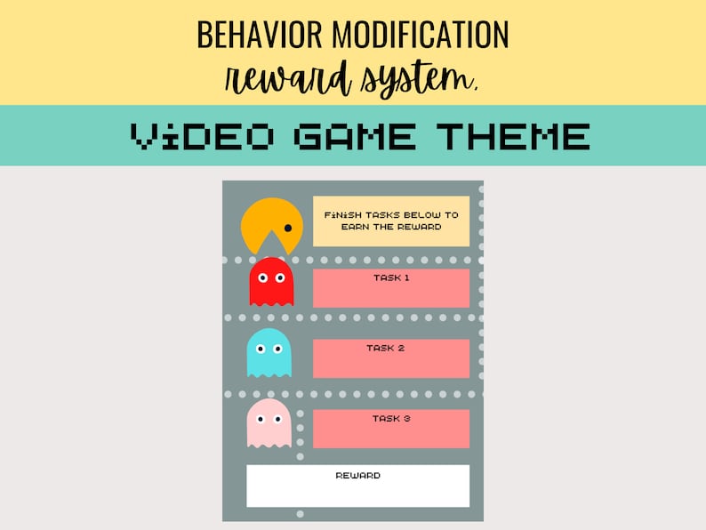 Behavior Modification Reward Chart for Kids - Etsy