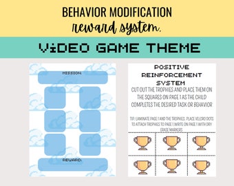 Behavioral Modification Reward Chart for Kids and Family - Etsy