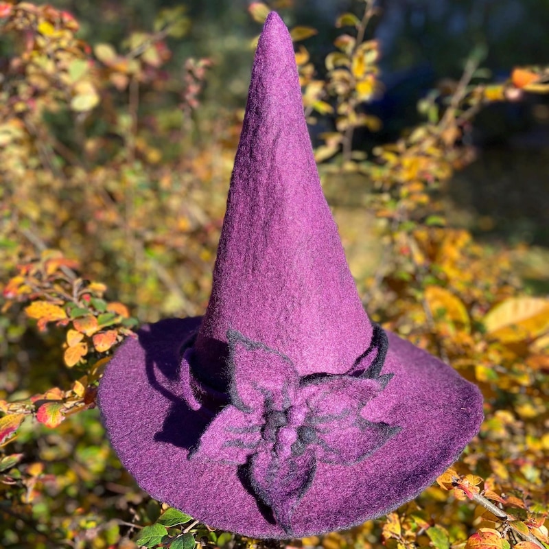 Wool Witch Hat - Etsy