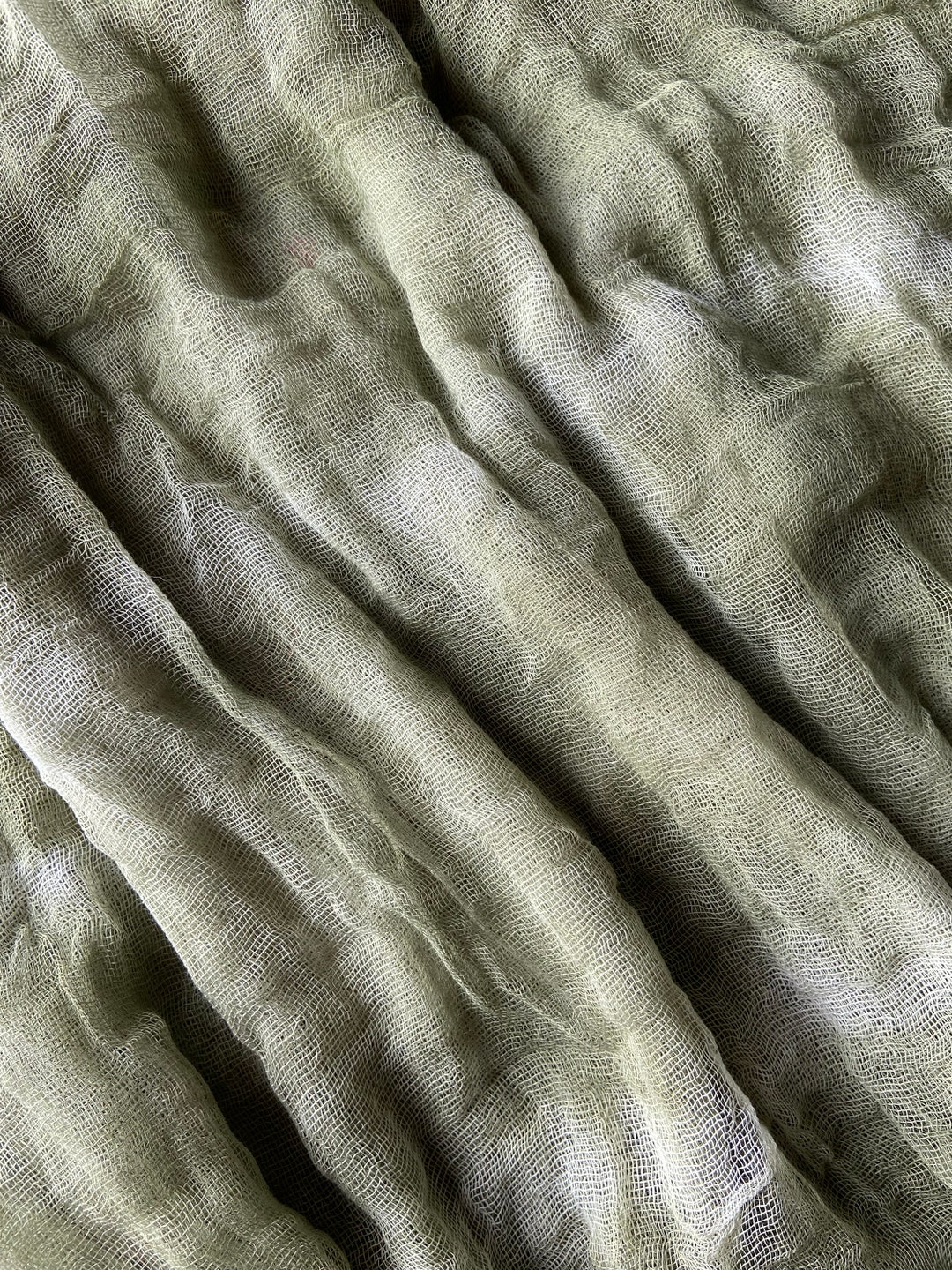 Cotton Gauze Scrim/ Hand Dyed Cheesecloth / Gauze Table Runner ...