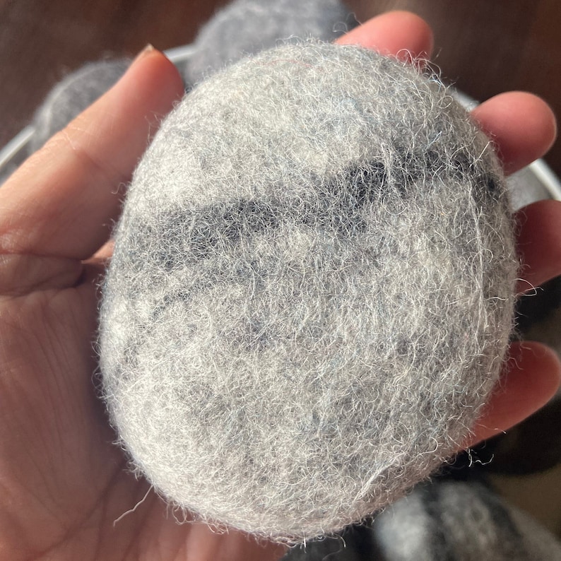 Felted Wool Stones , Eco-friendly Decor Wool Pebbles 5/10 Pcs. - Etsy