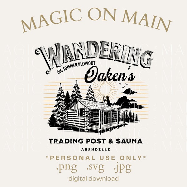 Wandering Oakens Trading Post Svg - Etsy New Zealand
