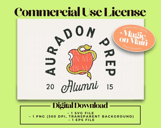 Commercial Use** Auradon Prep SVG PNG EPS | Disney Inspired Digital ...