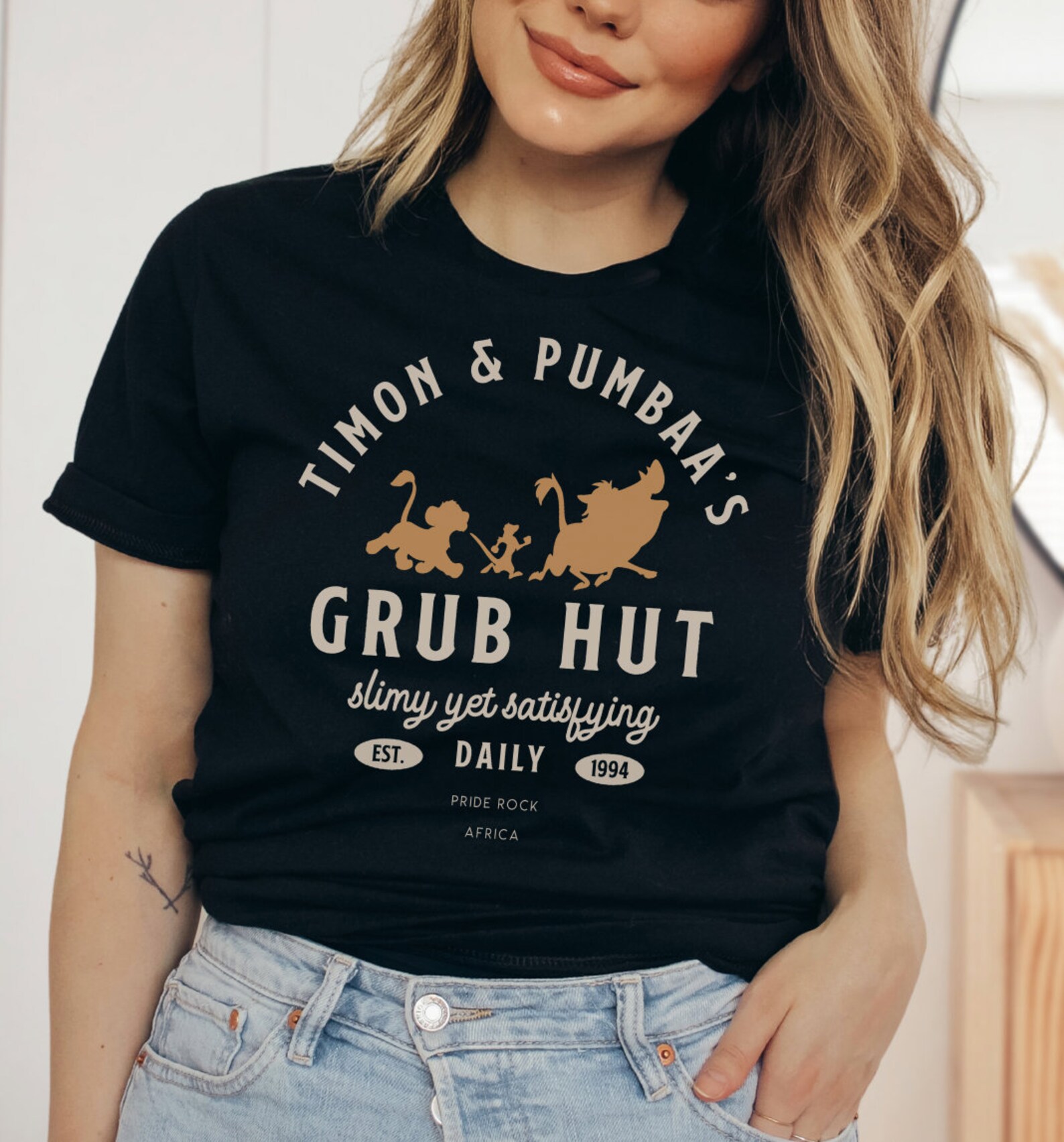 Personal Use Only Timon & Pumbaa's Grub Hut PNG SVG - Etsy