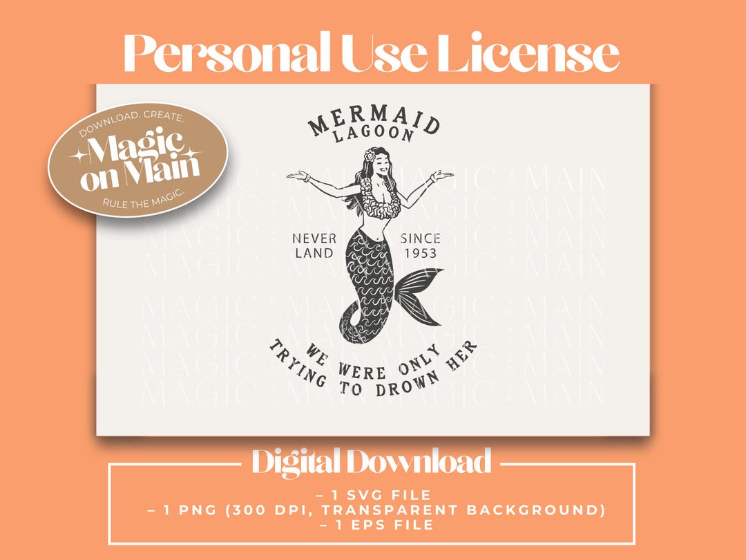 Personal Use Only ** Mermaid Lagoon - PNG - Digital Download - Inspired ...