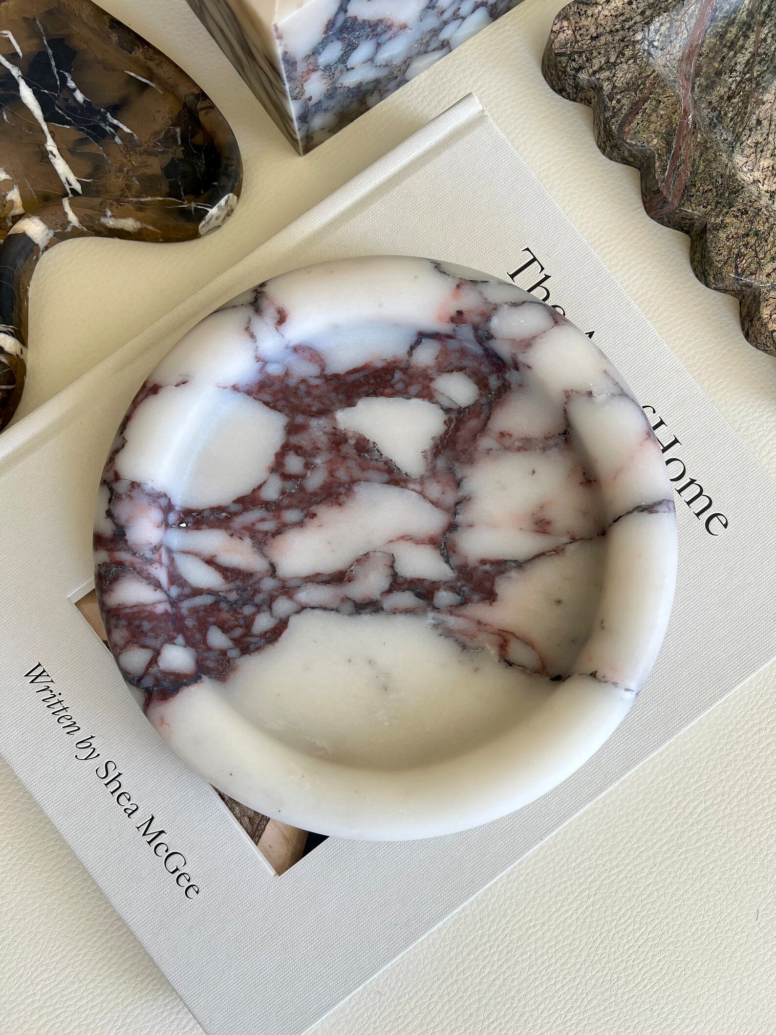 Calacatta Viola Marble Catchall - Etsy