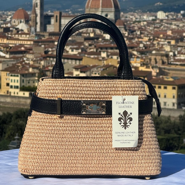 Made in Italy Straw Bags - Etsy