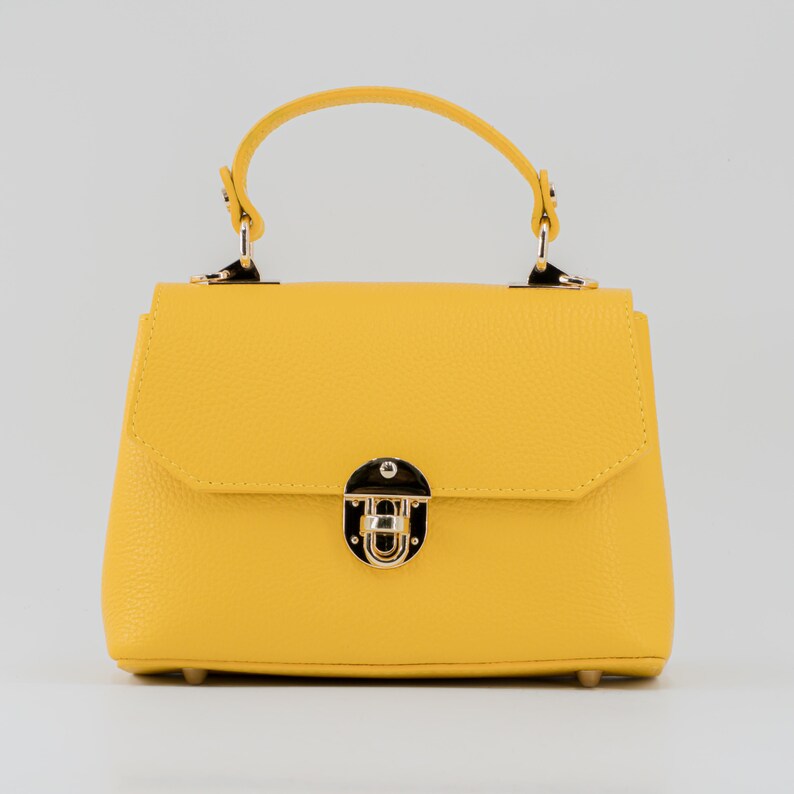 Italian Handmade Leather Bags for Woman | Elegant Mini Leather Top ...
