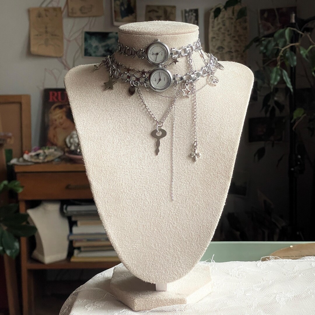 Vintage Digital Watch Necklace With Recycled Pendant - Etsy