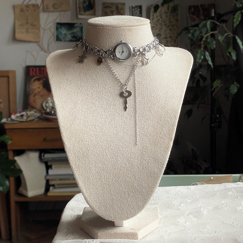 Vintage Digital Watch Necklace With Recycled Pendant - Etsy